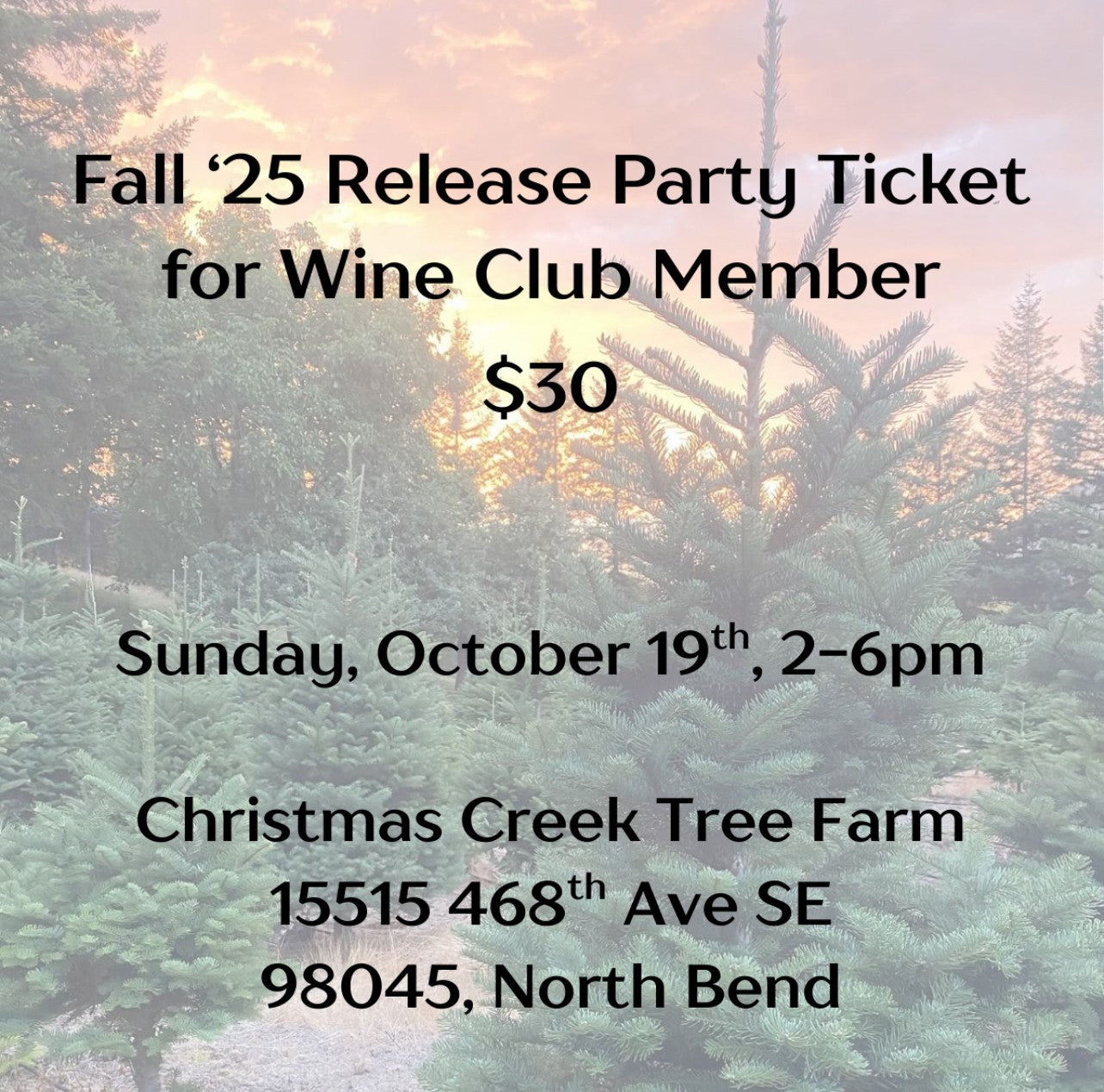 Fall '25 Release Party Ticket for Wine Club Member – Pearl And Stone ...